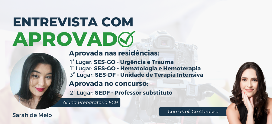 Entrevista com aprovado: Sarah de Melo | Professora Cá