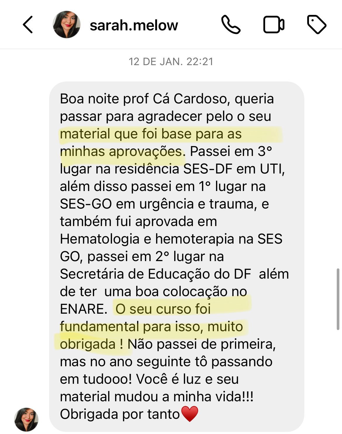 Entrevista com aprovado: Sarah de Melo | Professora Cá